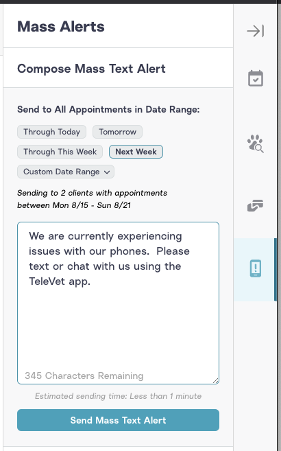 Mass Text Alerts – Otto